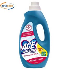 ACE DETERSIVO LIQUIDO CON SISTEMA ANTIODORE 935ML 17 LAV