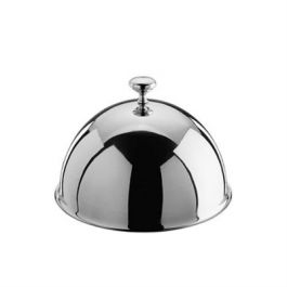 CLOCHE SEMISFERICO ACCIAIO CM 24