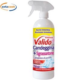 SGRASSATORE SPRAY CON CANDEGGINA VALIDO PROFESSIONAL 750ML