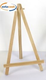 CAVALLETTO TRE PIEDI IN LEGNO ABETE MEDIO 9X16CM